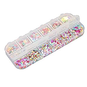 Art Glitter Sequins, Attractive Wide Application Nail Decals Flakes Various Shapes Decoration for Nail Art Craft Makeup