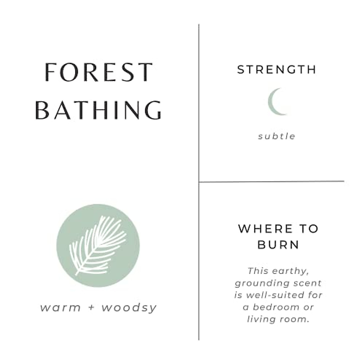 Slow North Forest Bathing Candle (8 oz) Scented with Essential Oils Soy Wax Candle, 100% Pure, Reusable Frosted Glass Tumbler with Cork Lid, Cotton Wick, Hand-poured in USA