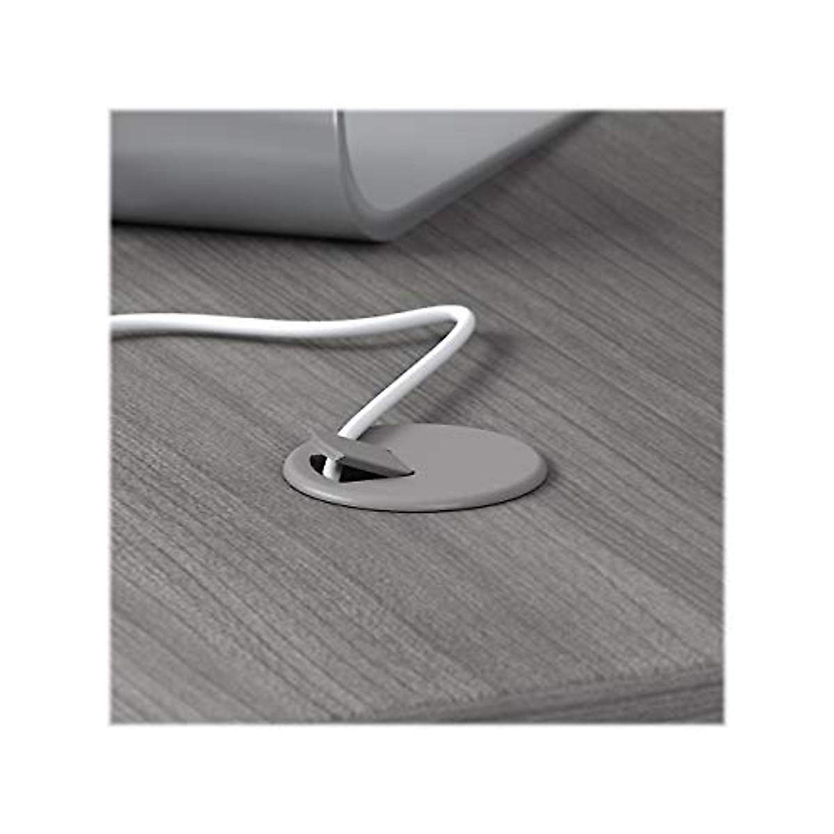 Bush Business Furniture Studio C Collection Desk Shell, Platinum Gray