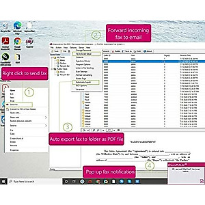 CimFAX A5 Paperless Fax Machine Send Fax from PC/Mobile Phone via Fax Line 24/7 Anytime Anywhere Fax Remotely Fax Server 5 Users Fax2email