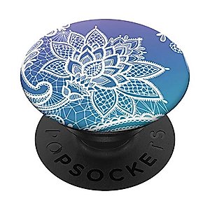 Floral Lace Mandala Phone Popper PopSockets Swappable PopGrip