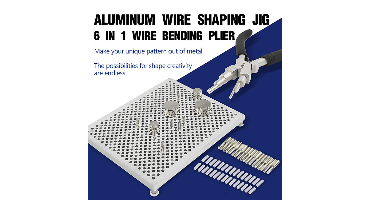 INDIVSHOW Wire Beading Jig Kit for Jewelry Making