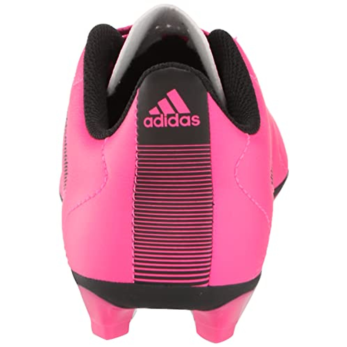adidas Goletto VIII Firm Ground Soccer Shoe, Team Shock Pink/Black/Black, 13 US Unisex Little Kid