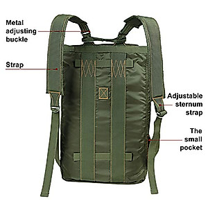 AIR FORCE Parachute Buckles Hook Rucksacks Nylon Tactical Deployment Backpack
