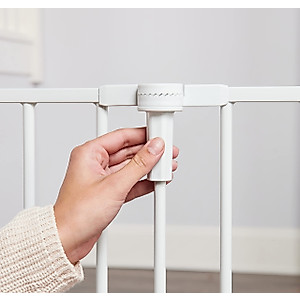 Regalo 144-Inch Super Wide Adjustable Baby Gate and Play Yard, 2-In-1, Bonus Kit, Includes 4 Pack of Wall Mounts