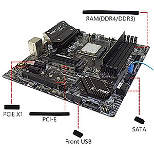 Anti Dust Plug,HFEIX Silicone Cap Computer Port Cover PC Interface Stopper Socket Protecor Kit Black (Black 61)