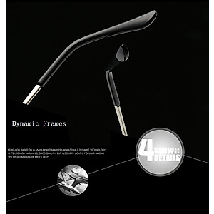 Runspeed Night Vision Driving Glasses HD Polarized Day and Night View Anti-glare for Men Women Safety Goggles UV400 Leisure Travel Sport Sunglasses (Black08)