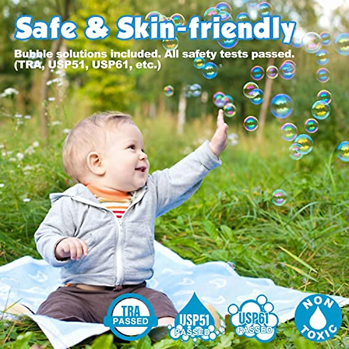 TOY Life 32 Bubble Party Favors for Kids 4-8 Bubble Maker Kids Goodie Bags Stuffer Bulk Prizes Assortment for Kids Bubbles Wand Wedding Fiesta Birthday Bulk Easter Basket Stuffers for Kids