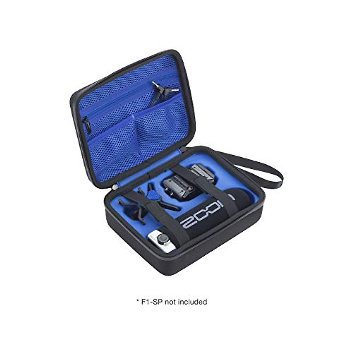 Zoom APF-1 Accessory Pack for F1 Field Recorder, Includes Lavalier Microphone, Windscreen, Mic Clip, and Belt Clip & CBF-1SP Carrying Case for F1-SP and Accessories
