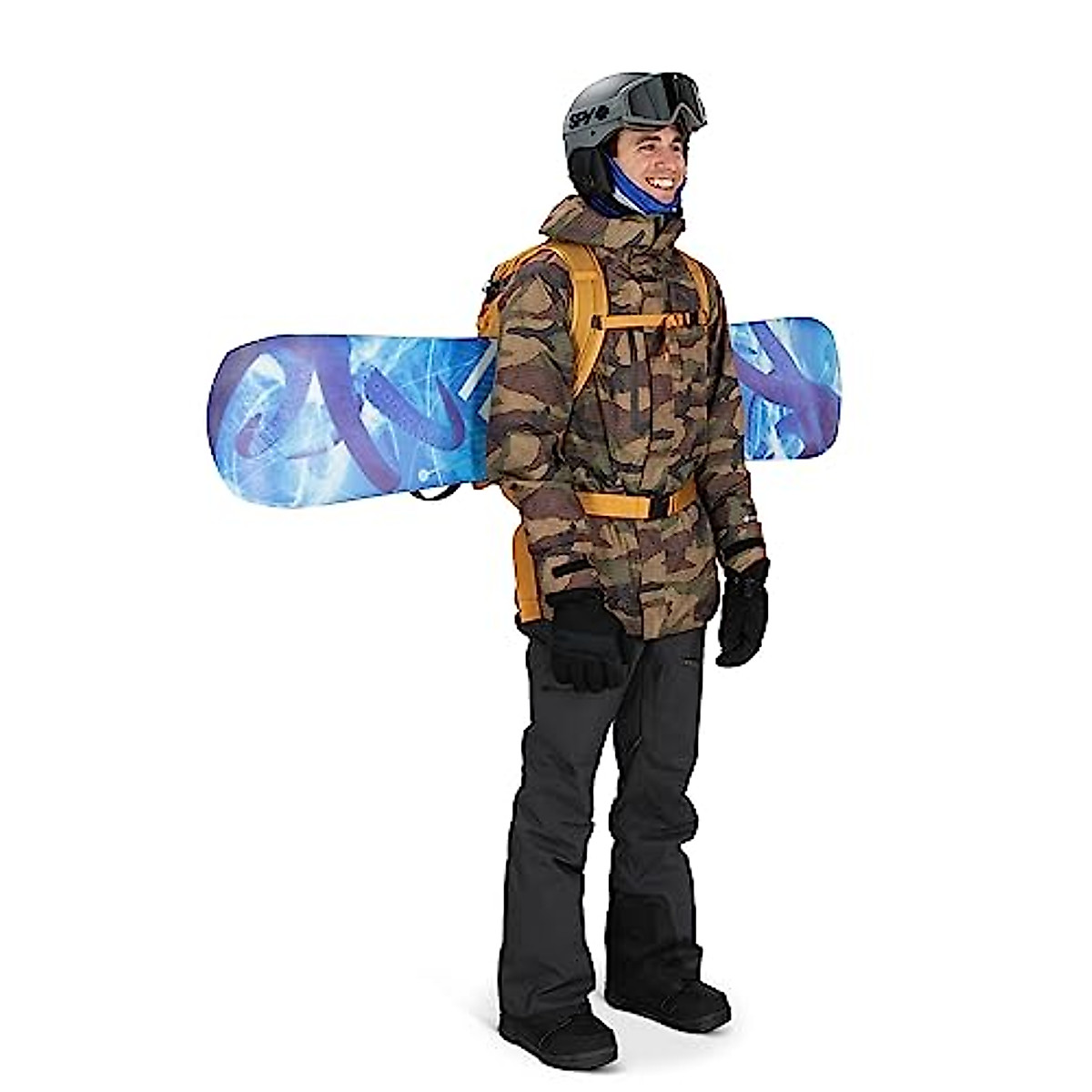 Osprey Soelden 22L Men's Ski and Snowboard Backpack, Artisan Yellow