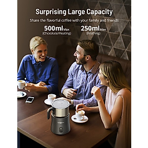 Paris Rhône Detachable Milk Frother Accessories, Chocolate Cover, Frothing whisks and Holder for PE-MF005