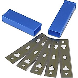 Unger Professional Replacement Window and Glass Scraper Blades, 4" (5 Blades)