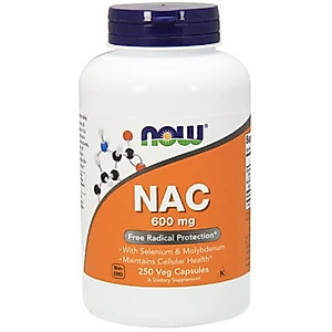 Now Foods Nac-Acetyl Cysteine 600mg, 250 Vcaps