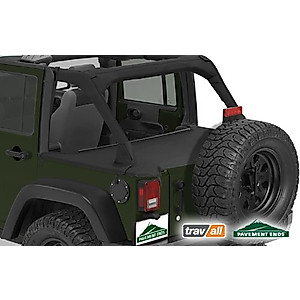 Pavement Ends by Bestop 41829-35 Black Diamond Cargo Cover for 2007-2018 Jeep Wrangler JK Unlimited