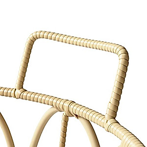 Large Natural Rattan Open Weave Round Basket - Easy to use