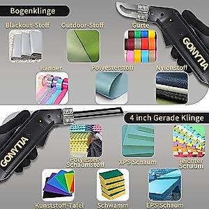 Gonytia Hot Knife Foam Cutter Rope Cutter Fabric Cutter Pro Electric Hot Knife Heat Sealer Cutting Tool kit