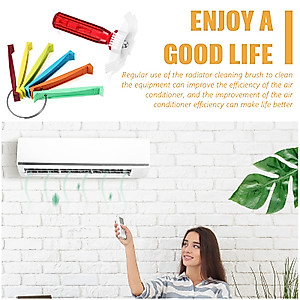 CHENGU Air Conditioner Cleaning Tools, 2 Pieces Fin Straightener Comb and Whisk Fin Comb Set for Condenser and Evaporator Coil Repair