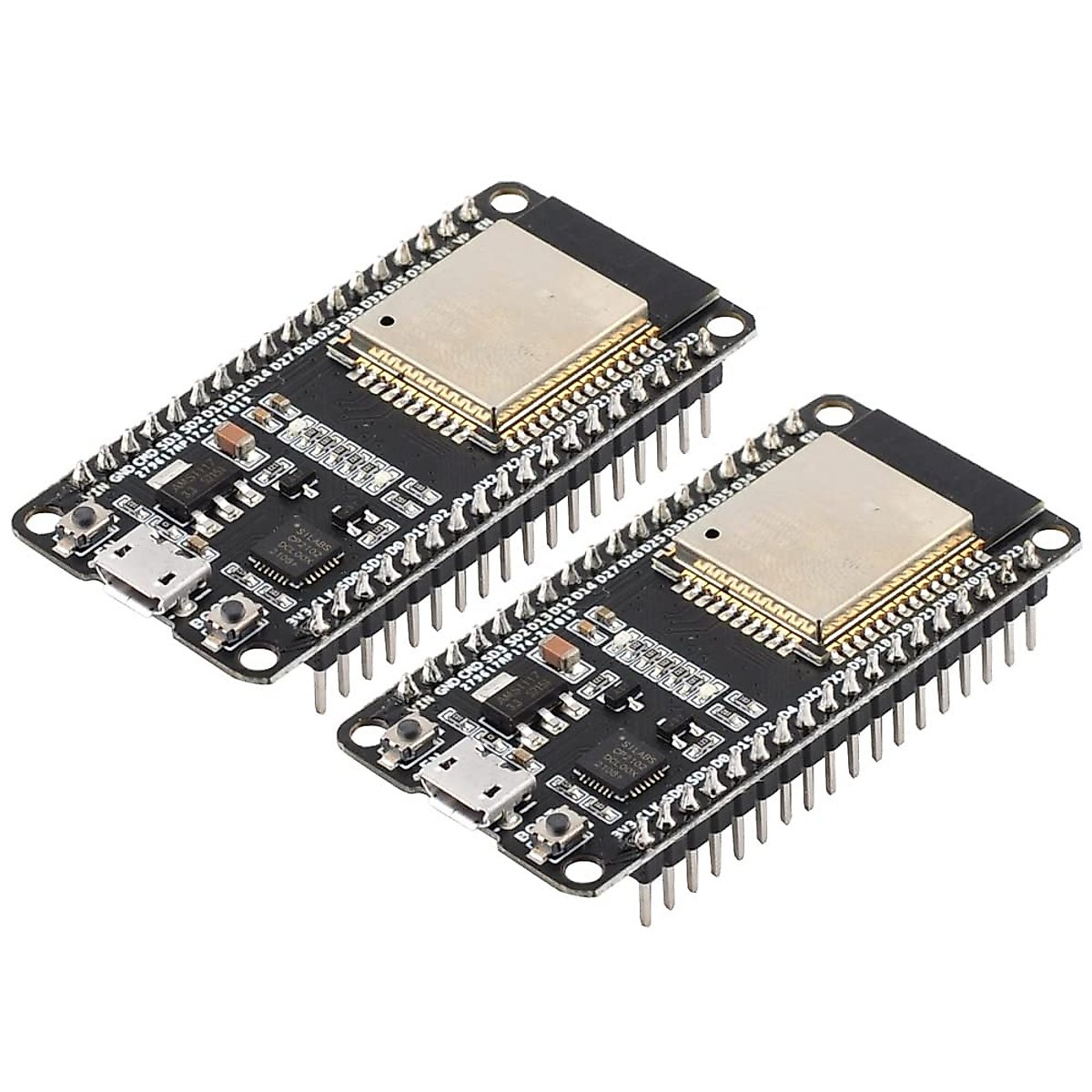 DIYmall DEVIT V1 ESP32-WROOM-32 Development Board ESP32 ESP-32S WiFi+BT BLE Dual-core Dev Module CP2102 forArduino DOIT(Pack of 2PCS)