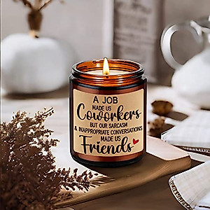 Fairy's Gift Coworker Candle - Funny Coworker Gifts for Friends - Coworker Gifts for Women, Men, Colleague, Work Bestie - Friendship, Going Away, Leaving, Birthday Gifts for Co-Worker, Best Friend