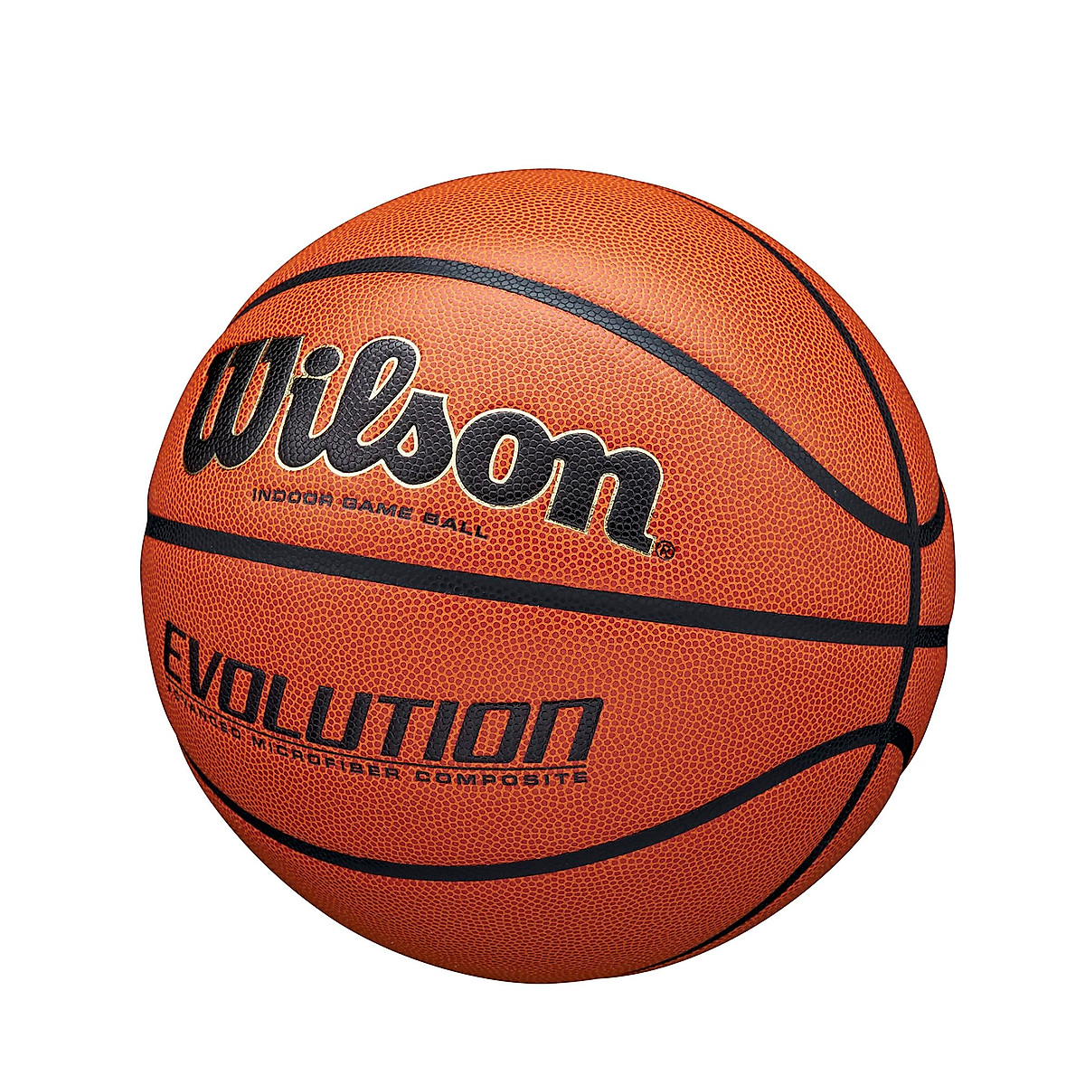 WILSON Evolution Game Basketball - Game Ball, Size 5 - 27.5"
