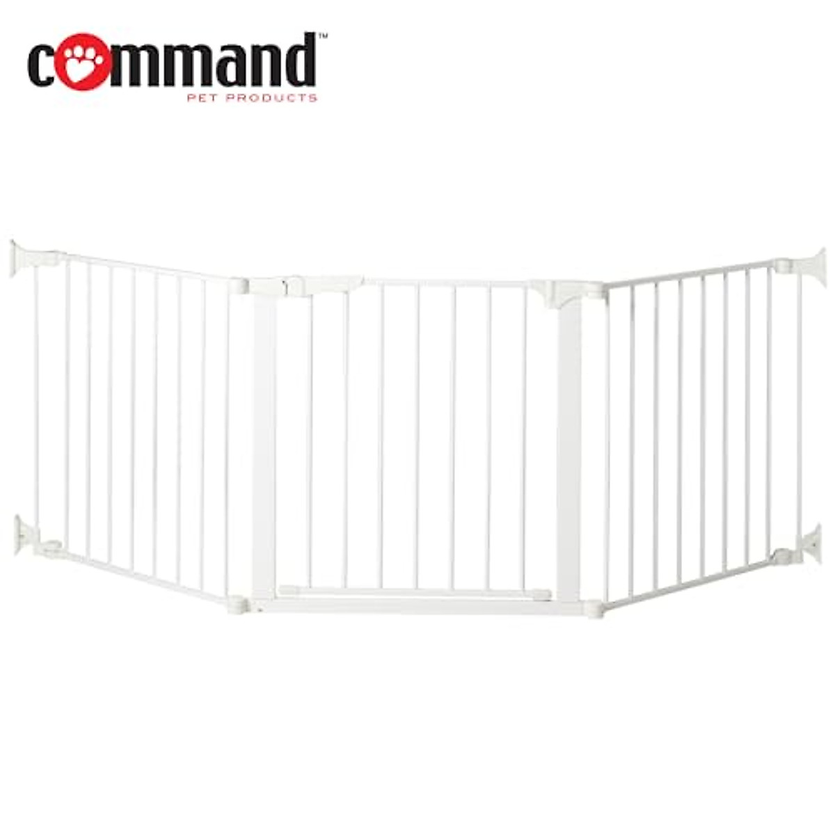 Command Pet Custom Fit Gate, 29.5", White (PG5300)