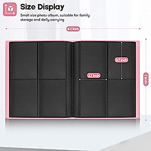 Ablus 160 Pockets Mini Photo Album for Fujifilm Instax Mini Camera, Polaroid Snap, Z2300, SocialMatic Instant Cameras & Zip Instant Printer (Pink)