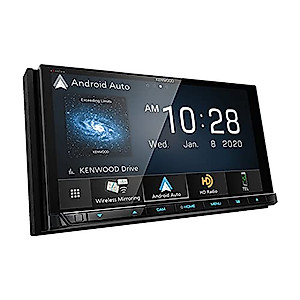 KENWOOD DDX9707S 6.95" Capacitive Touch Screen DVD Multimedia Receiver with Apple CarPlay & Android Auto
