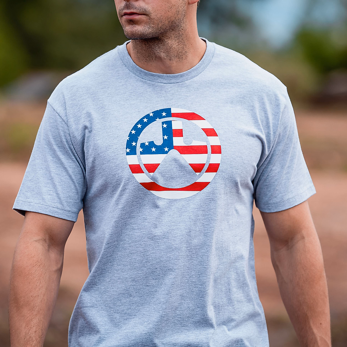 Magpul Cotton Crew Neck Short Sleeve T-Shirt for Men, Independence Icon Athletic Heather, 3X-Large