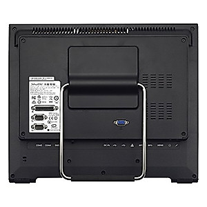 Shuttle XPC AIO X50V6 BLACK Intel Celeron 3865U Kabylake All-In-One Barebone PC, Fanless, IP54 Certified, VESA compatible