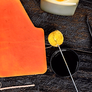 MAGICLULU 10pcs Wool Daubers Ball Brush Leather Dye Leather Tool Leather Crafting Tools for Leather Dyes for DIY Crafts Projects