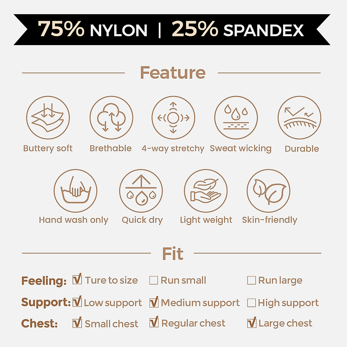 Aoxjox Women's Workout Sports Bras Fitness Padded Backless Yoga Crop Tank Top Twist Back Cami (Black, Medium)