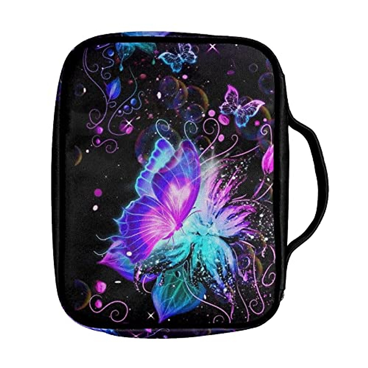 Buybai Women Bible Cover Organizer Tote Bags Large Size Multi-Function Book Carrying Case with Zippered Pocket