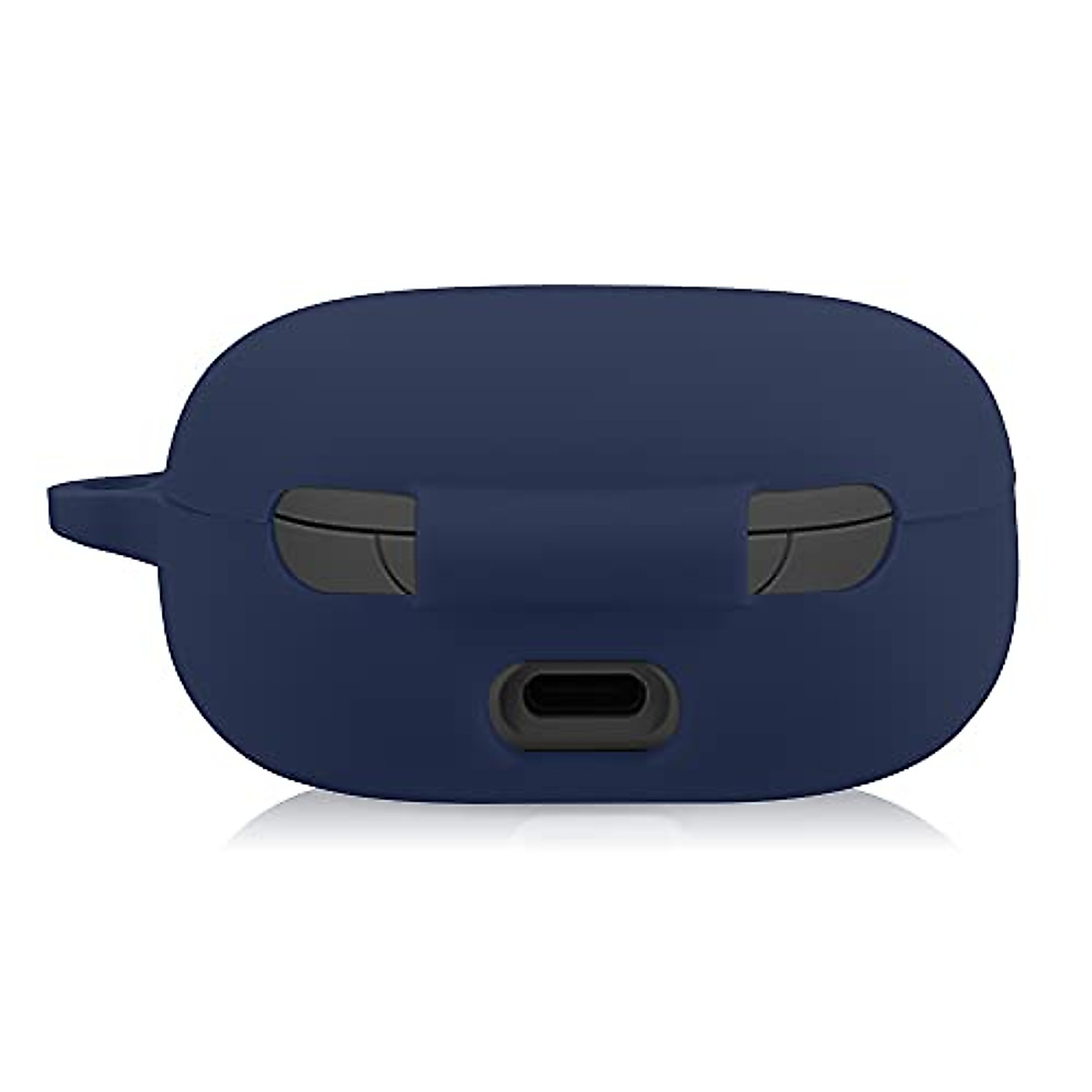 kwmobile Silicone Case Compatible with JBL Live Pro Plus - Case Protective Cover for Headphones - Dark Blue