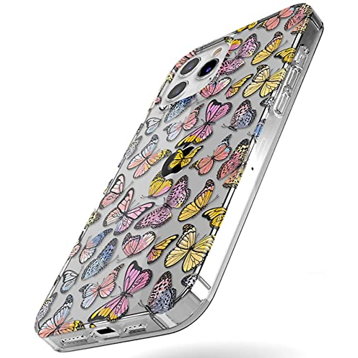 Casely iPhone 13 Pro Max Case | Free Spirit | Rainbow Butterfly Case Design Compatible Only with iPhone 13 Pro Max (Classic Collection)