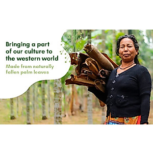 Dtocs Palm Leaf Plate 9 Inch Dinner Plate [50], 7" Dessert [50]