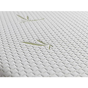 Tulo 12" Medium-Plush Memory Foam Bamboo Pressure Relief Mattress in a Box | King Size
