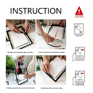 Calculs Baby Bloom Gold Floating Picture Frame Wedding Signs Place Card/Menu Holder 10 x 8 Inches Centerpiece Table Décor for Baby Shower