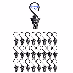 Wallniture Curtain Rod Set for Tapestry, Kids Crafts, Wall Decor Picture Hanging Kit with 24 Metal Clips