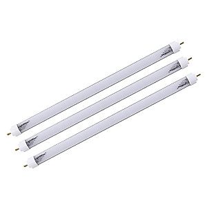 LightWise LWL4W40-F8T5 12" Direct Replacement Led Tube, 4-Watt, White, 4000K, Set of 3