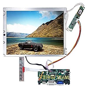 Lysee Mobile Phone Parts - 12.1 inch 800X600 Display Screen LQ121S1DG31 TFT LCD Panel M.NT68676.2 LCD Controller Board HDMI+DVI+VGA Audio PC