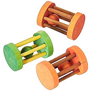 Ware Manufacturing (3 Pack) Barrel Roller Small Animal Chews- 3 Inch