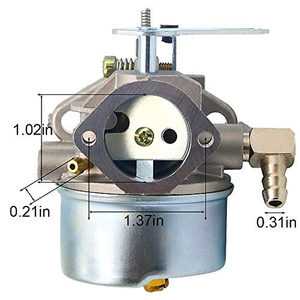 OH318SA Carburetor Kit for Tecumseh 640169 Carburetor Fits OHSK90 OHSK80 OHSK100 King Sears Craftsman Toro 38079 38542 38546 38547 38558 38559 38560 38650 38651 11.5HP SnowBlower 640169 Carburetor