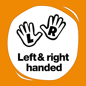 Fiskars 124582-1026 Back to School Supplies Student Kids Scissors Non-Stick, 7 Inch, Blue Tribal