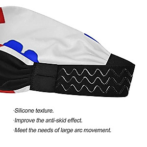 Unisex Workout Headbands Colorado-State-Flag-Hiking Elastic Yoga Sweatband Stretchy Sports Hairband