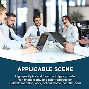 48A Black Toner Cartridge 4-Pack Replacement for CF248A 48A Used for Pro M15w M29w M30w M31w MFP M28w M28a M29a M15a M16a M16w Printer