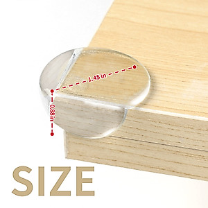 8 Pack Corner Protector, Baby Proof Corner Guards, Tanmivvy, Stop Child Head Injuries, for Furniture Against Sharp Corners