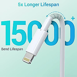 iPhone Charger MFi Certified, Quntis 2Pack 6.6ft Lightning Charging Cable Cord with Dual Port USB Wall Charger Block Adapter for iPhone 14 13 12 SE 11 Max XS XR X 8 7 6s 6 Plus iPad Pro iPod Airpods