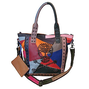 Amerileather QMetal Crossbones (Rainbow)