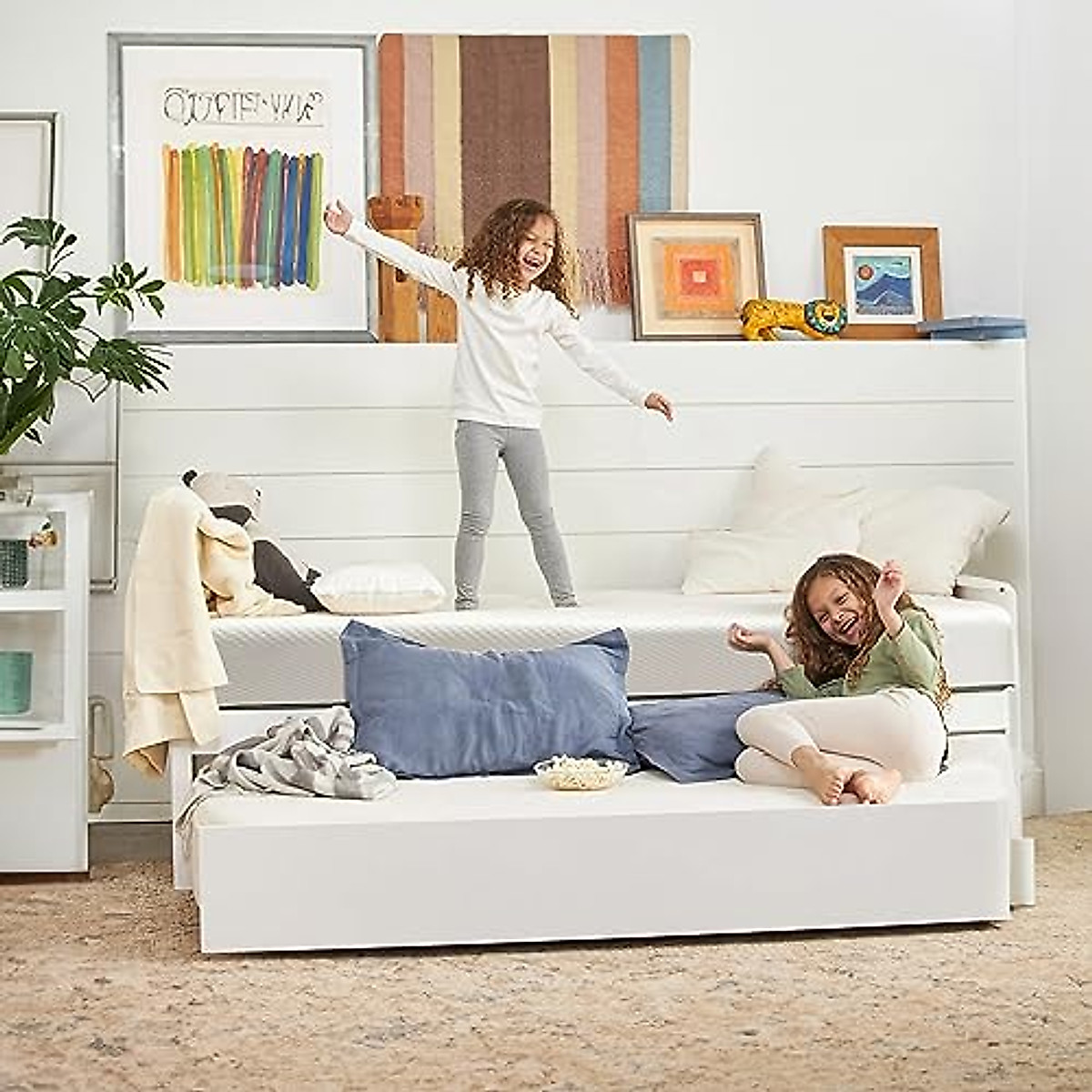Irvine Home Collection Twin Size 6-Inch, Cooling Gel Memory Foam Mattress, Medium Firm, Cool Sleep and Pressure Relief, CertiPUR-US Certified, Great for Kids, Bunk Beds, Trundles, Campers, Daybeds