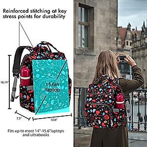 Gatycallaty Nurse Backpack Nursing Bags for Nurses Work Medical Home Health Travel Clinical Bag Nursing Essentials Supplies College Laptop Compartment Pockets Graduation Appreciation CNA